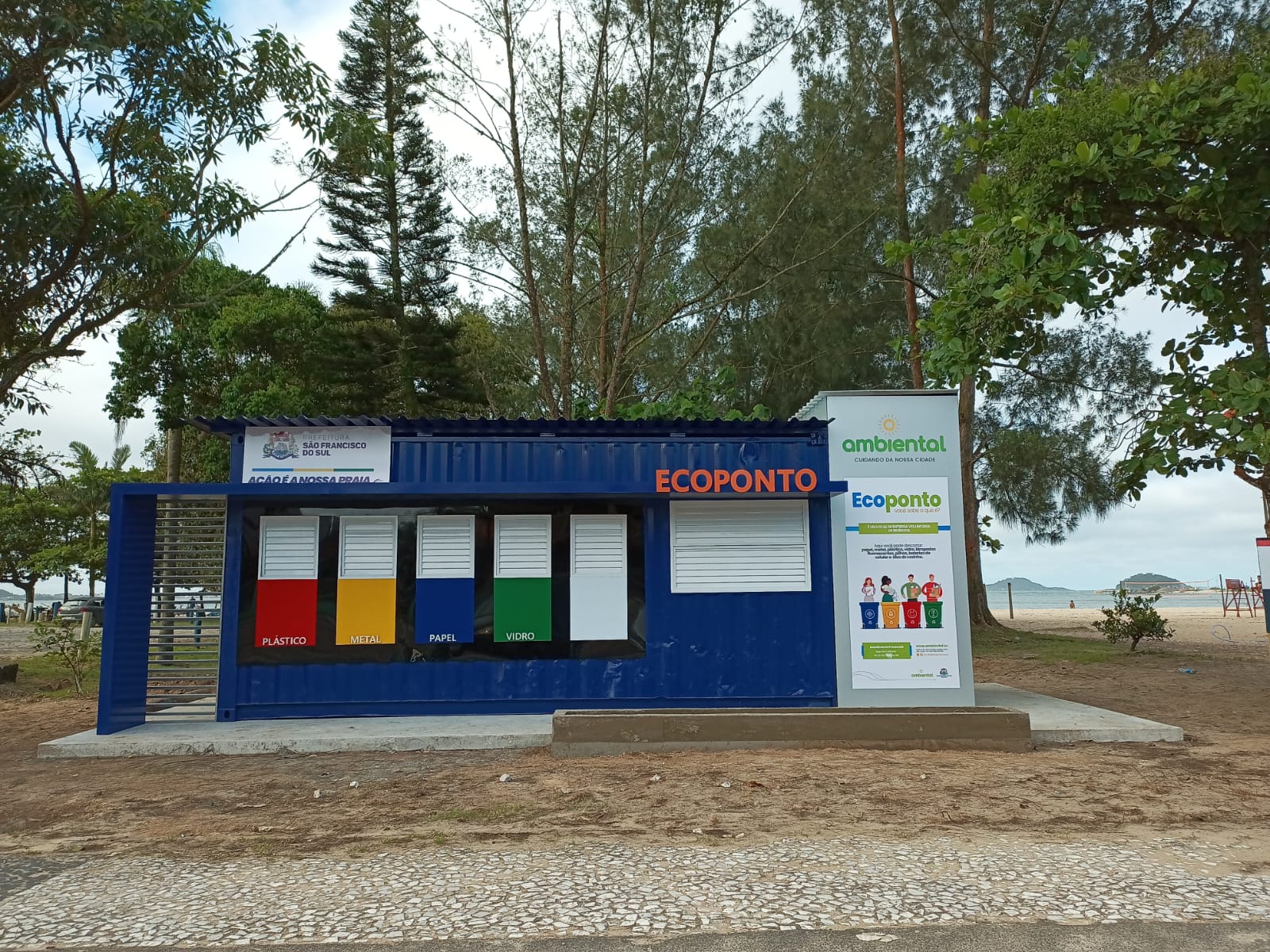 Enseada recebe Ecoponto para coleta de recicláveis – Portal Folha Babitonga